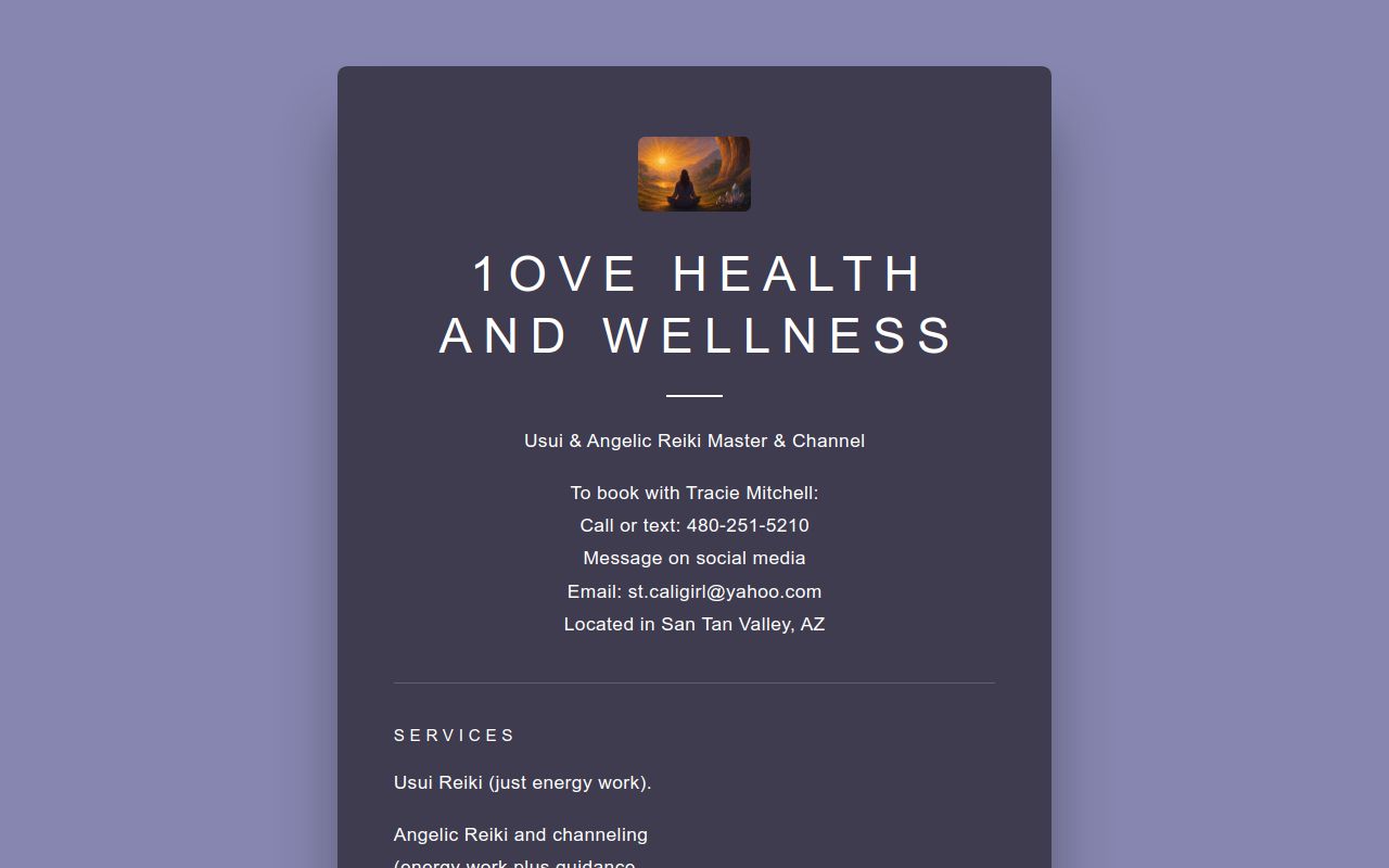 1ove Health and Wellness
